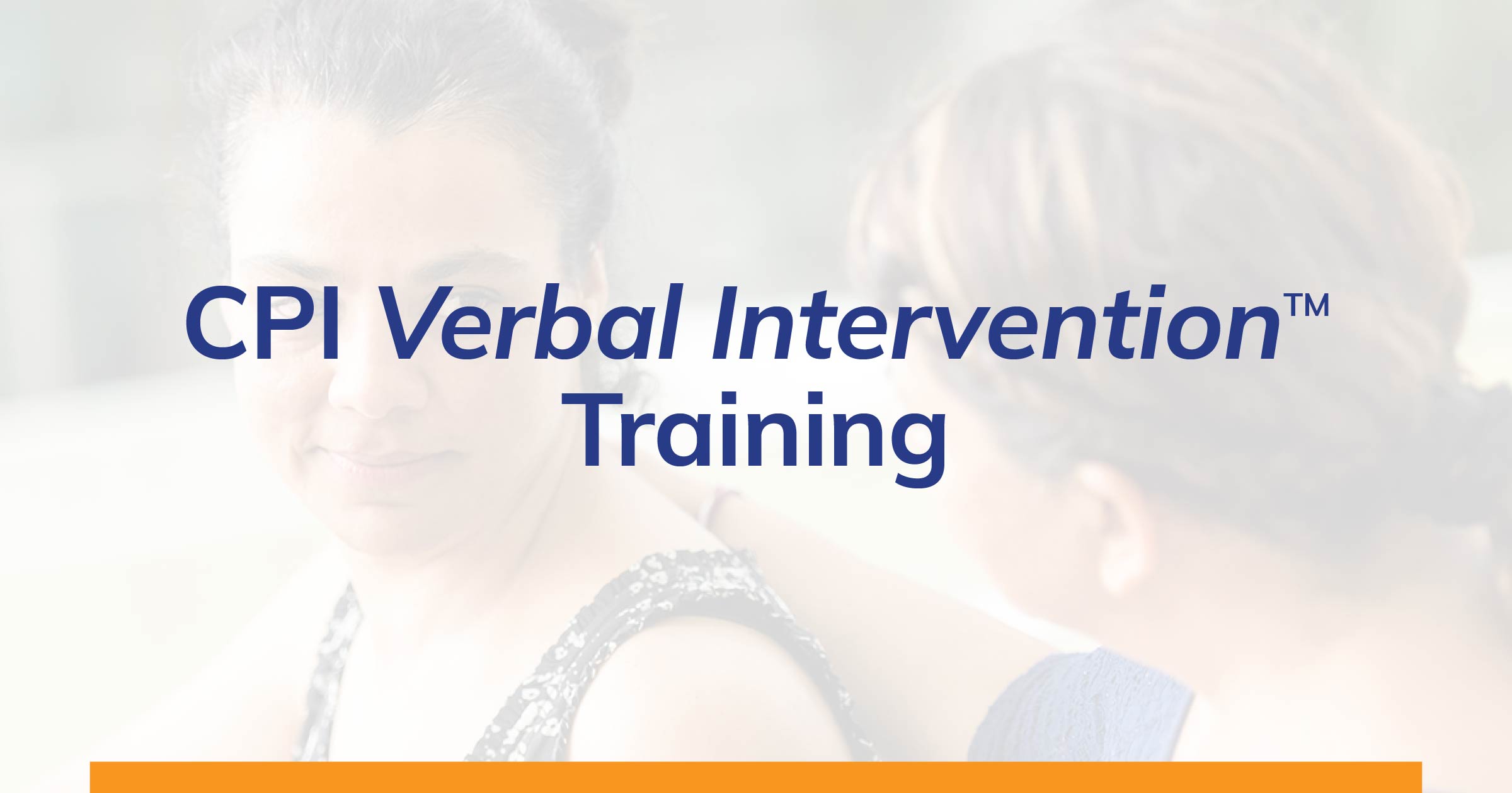Verbal Intervention CPI Training Programme | Crisis Prevention ...